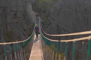 The Rock Viewpoint at Phou Pha Marn